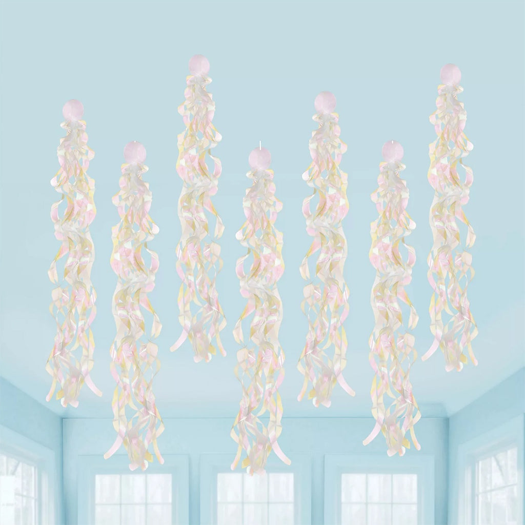 Luminous Birthday Iridescent Swirls Hanging Decorations NZ – Build a ...