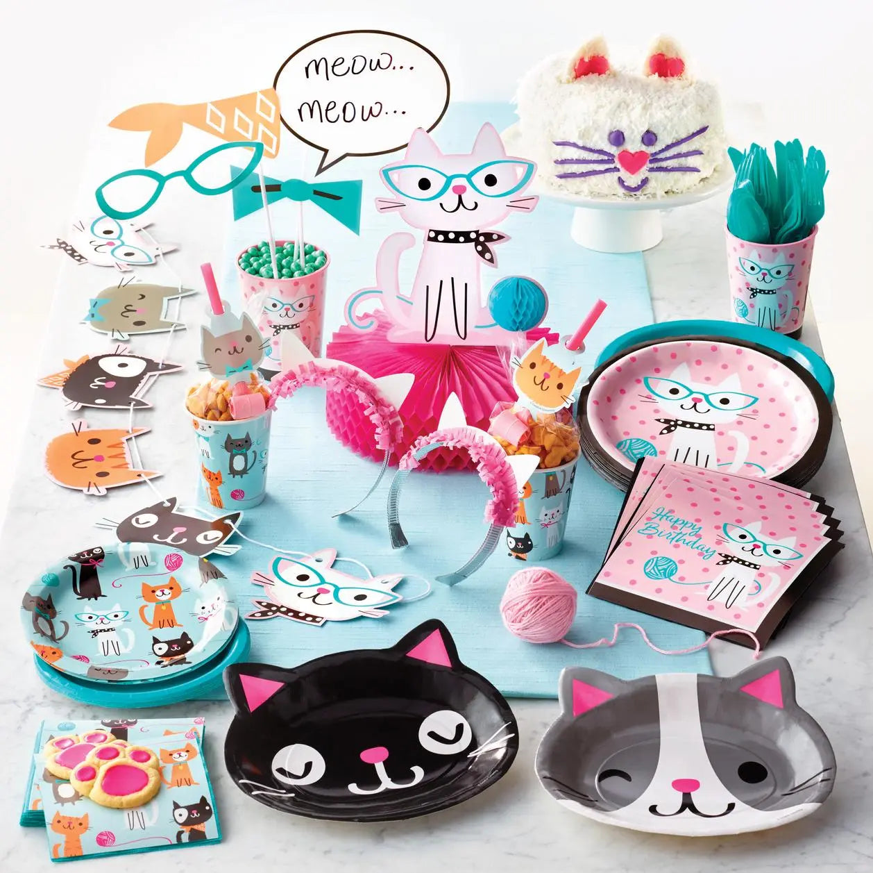 Cat Party Supplies in NZ Build a Birthday Online – Build a Birthday NZ