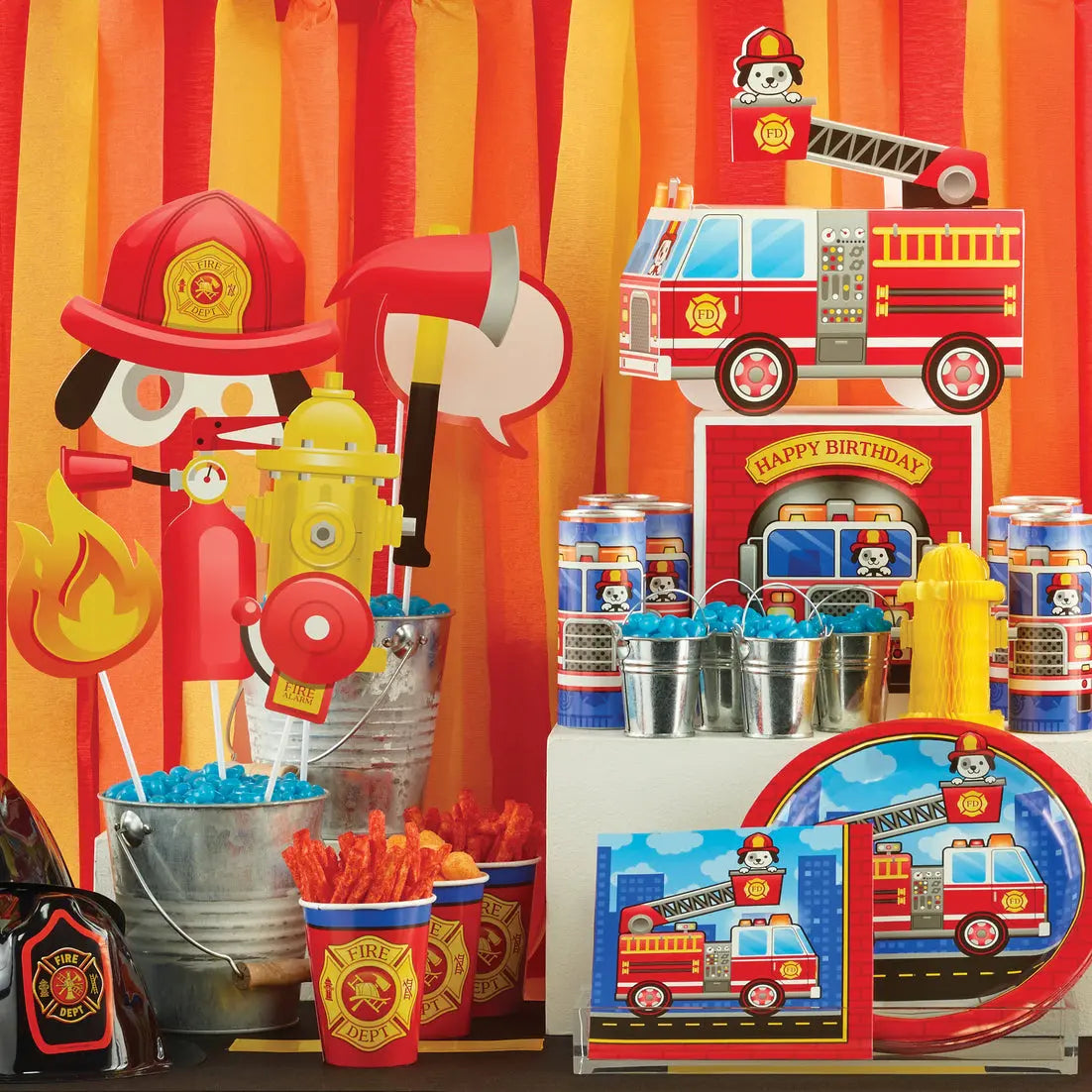Fireman Party Supplies in NZ Build a Birthday Online – Build a Birthday NZ