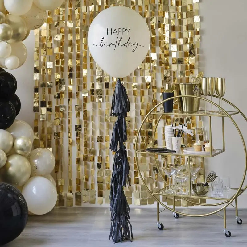 Ginger Ray Champagne Noir Party NZ – Build a Birthday NZ