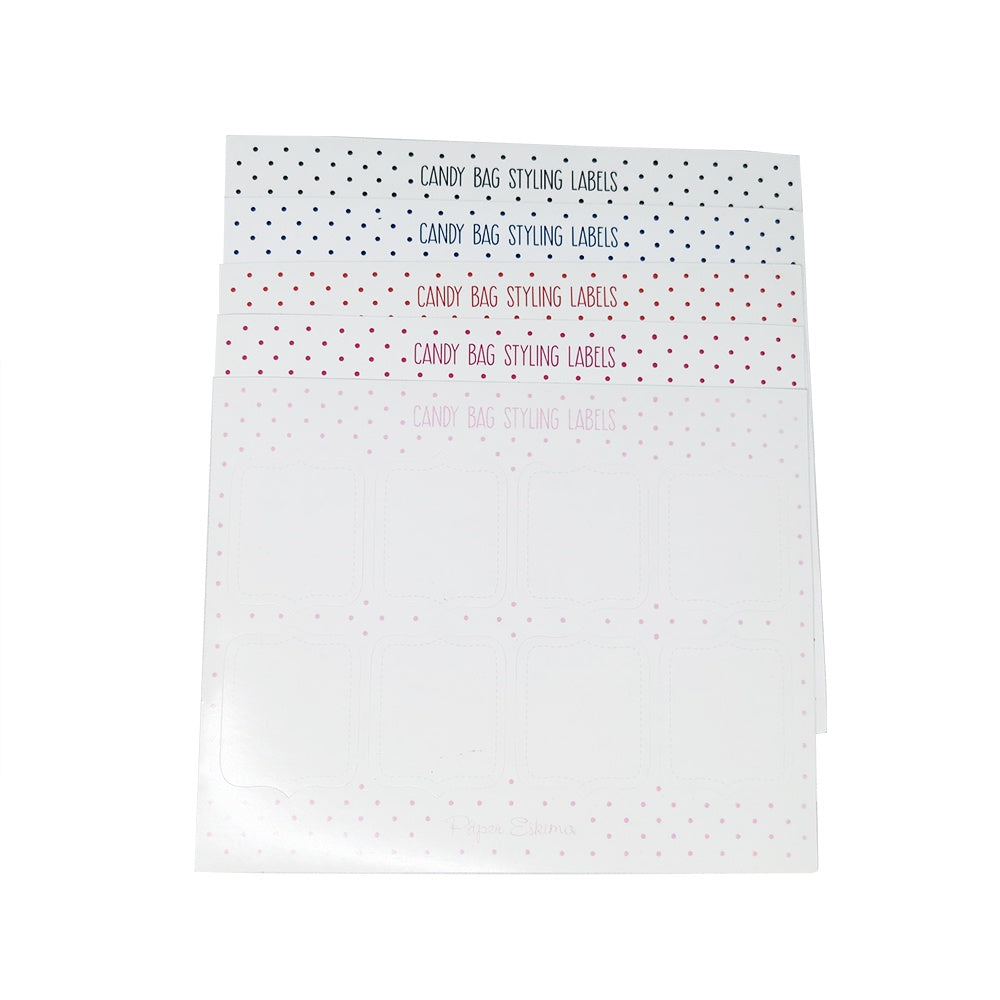 Paper Eskimo Labels - 8 Pkt NZ – Build a Birthday NZ