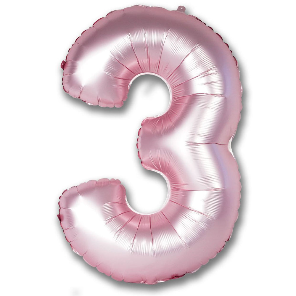 Pink Giant Foil Number Balloons NZ Build a Birthday Online – Build a ...