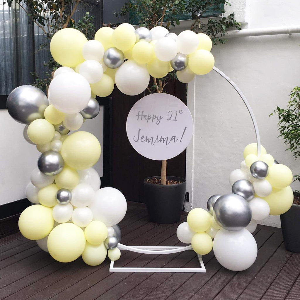 Sunshine Shimmer Balloon Frame Backdrop Hire Wellington NZ – Build a ...