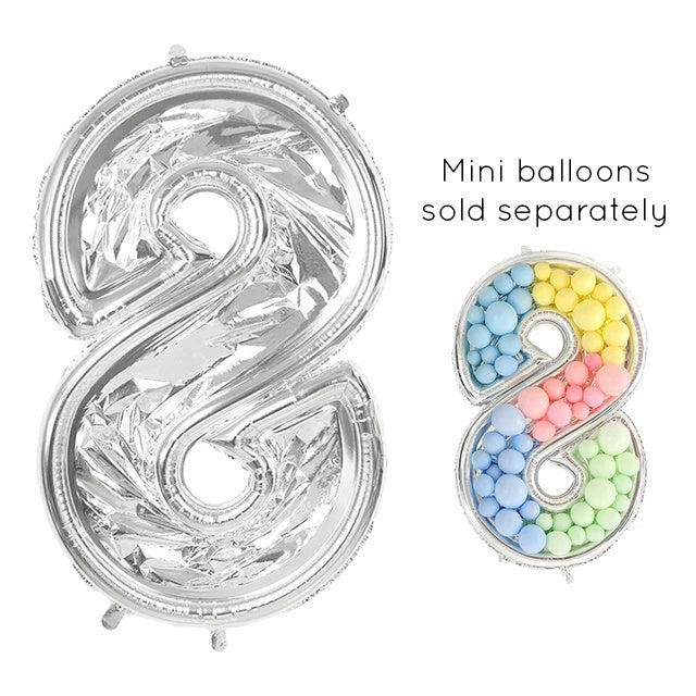 Inflatable Number Balloon Frame - 8 NZ – Build a Birthday NZ
