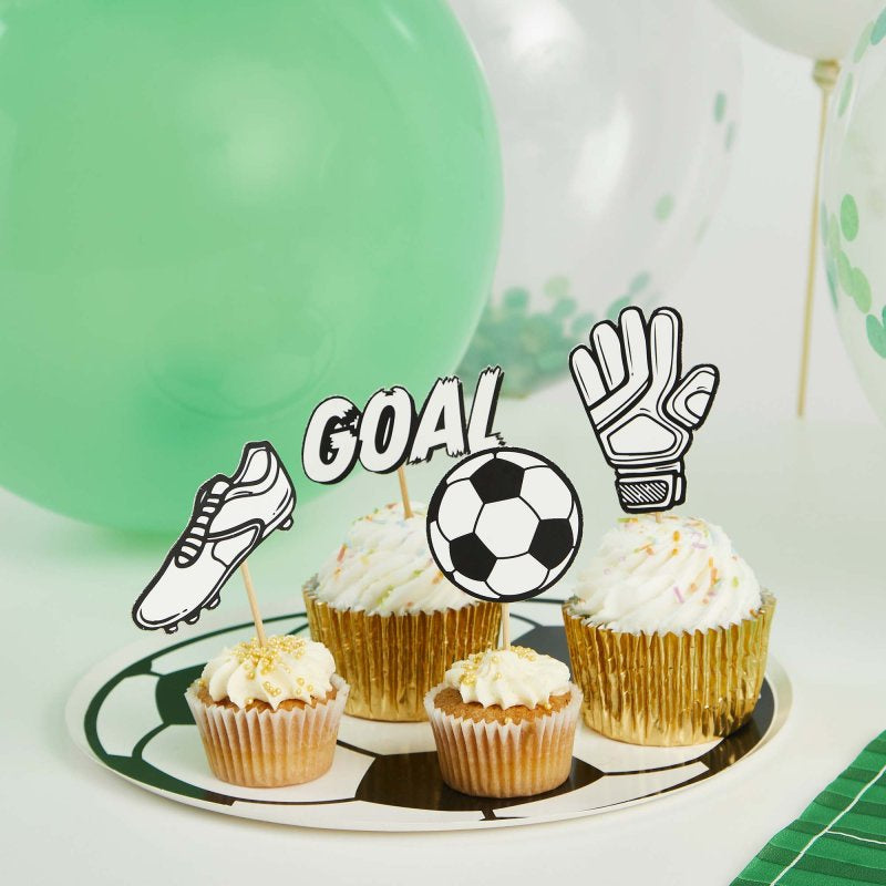 It's a Goal Football Food Picks Set - 12 Pkt NZ – Build a Birthday NZ