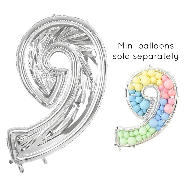 Inflatable Number Balloon Frame - 9 NZ – Build a Birthday NZ