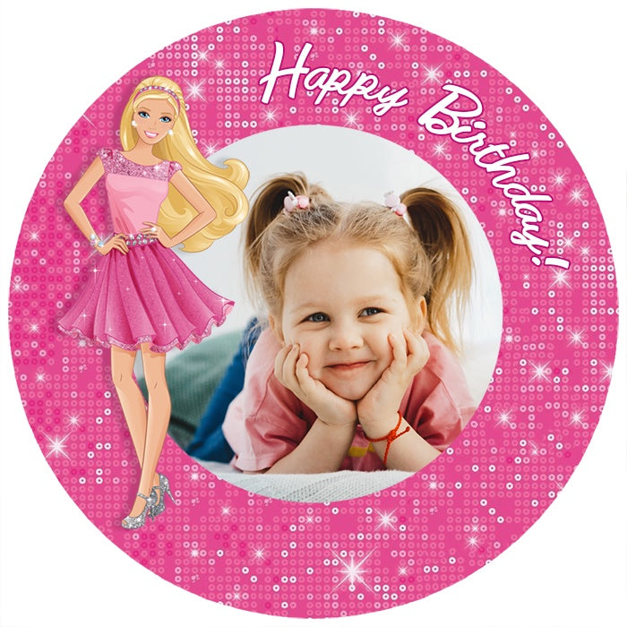Personalised Barbie Edible Icing Cake Image NZ – Build a Birthday NZ