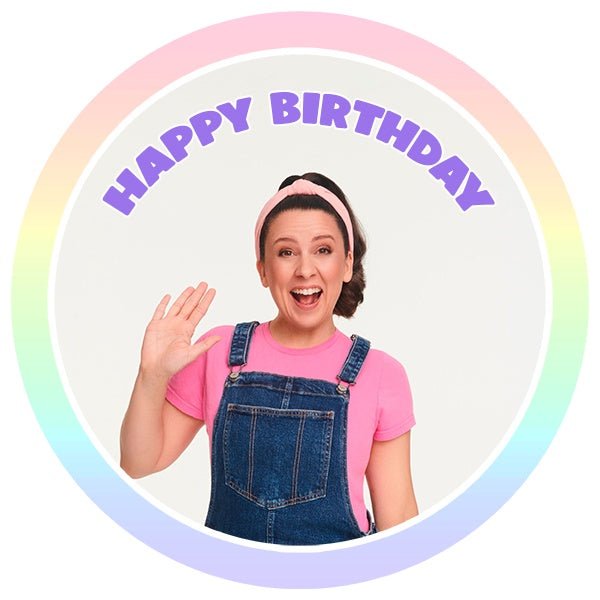 Ms Rachel Edible Icing Cake Image NZ – Build a Birthday NZ