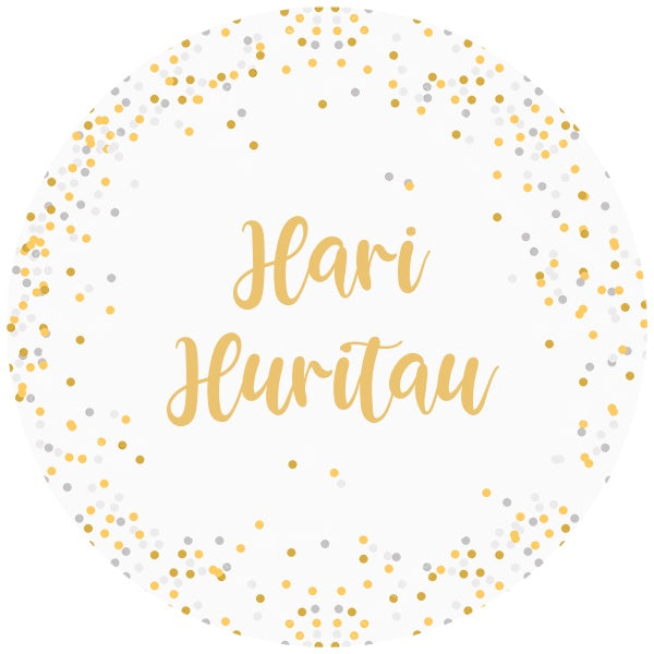 Silver & Gold Hari Huritau Edible Cake Image NZ – Build a Birthday NZ