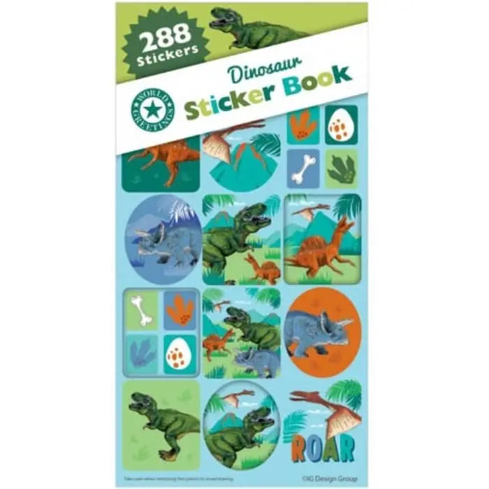 Dinosaur Sticker Book WEB5431 NZ – Build a Birthday NZ