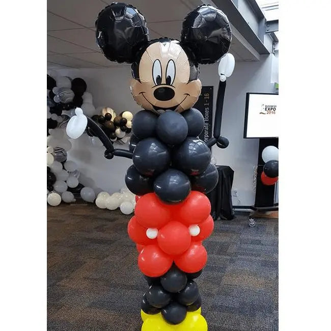 Mickey Mouse Balloon Column – Build a Birthday NZ