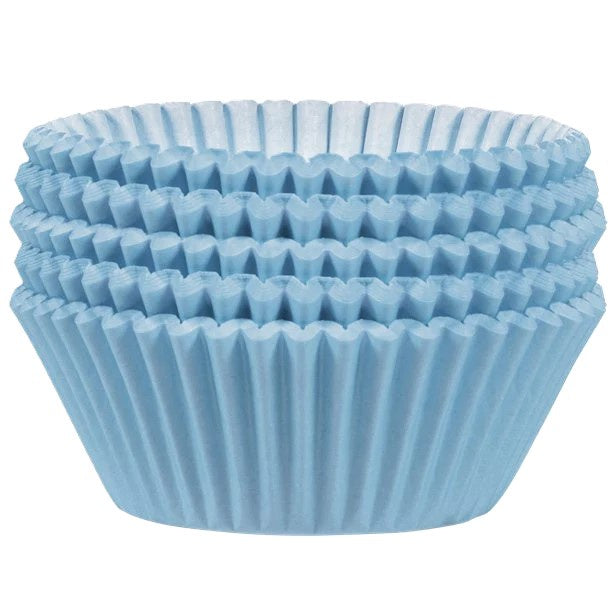 Pastel Blue Cupcake Cases - 50 Pkt – Build a Birthday NZ