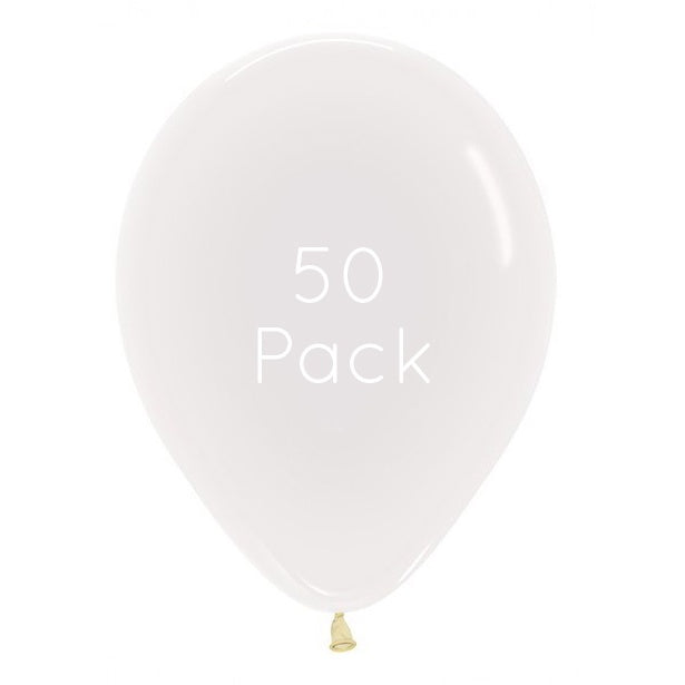 Crystal Clear Balloons - 50 Pkt NZ – Build a Birthday NZ