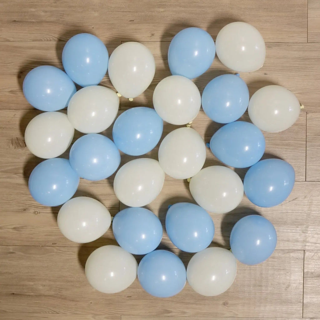 Baby Blue Mini Balloons - 60 Pkt – Build a Birthday NZ