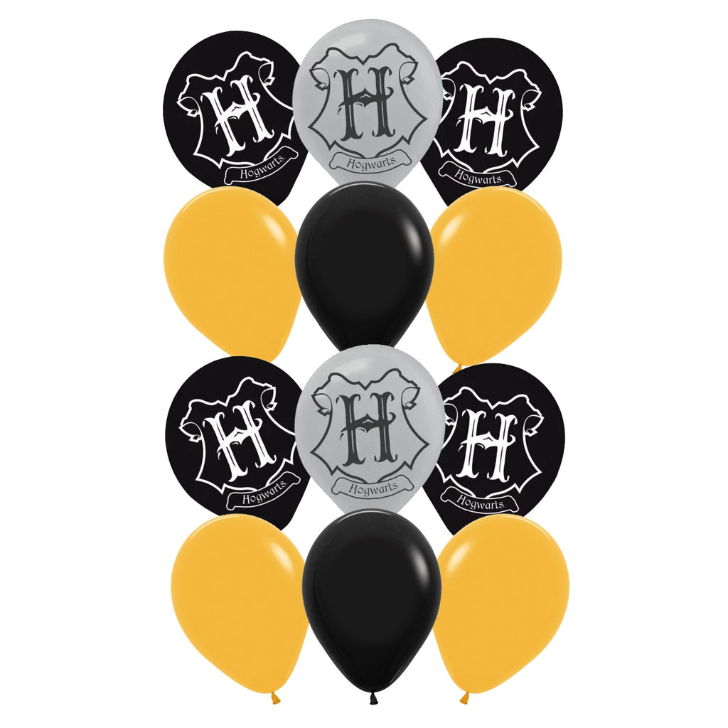 Harry Potter Hufflepuff Balloons - 12 Pkt NZ – Build a Birthday NZ