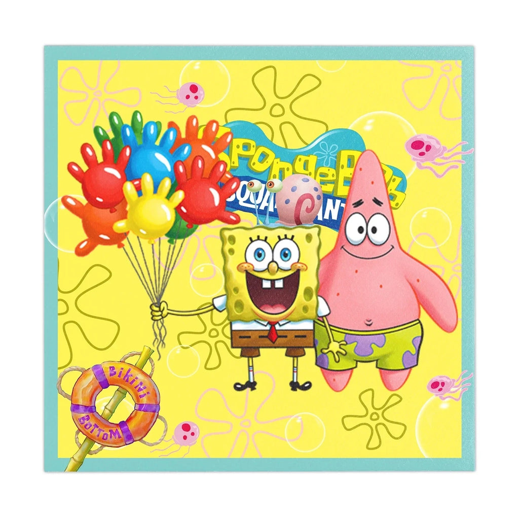 Spongebob Squarepants Napkins - Lunch 20 Pkt NZ – Build a Birthday NZ