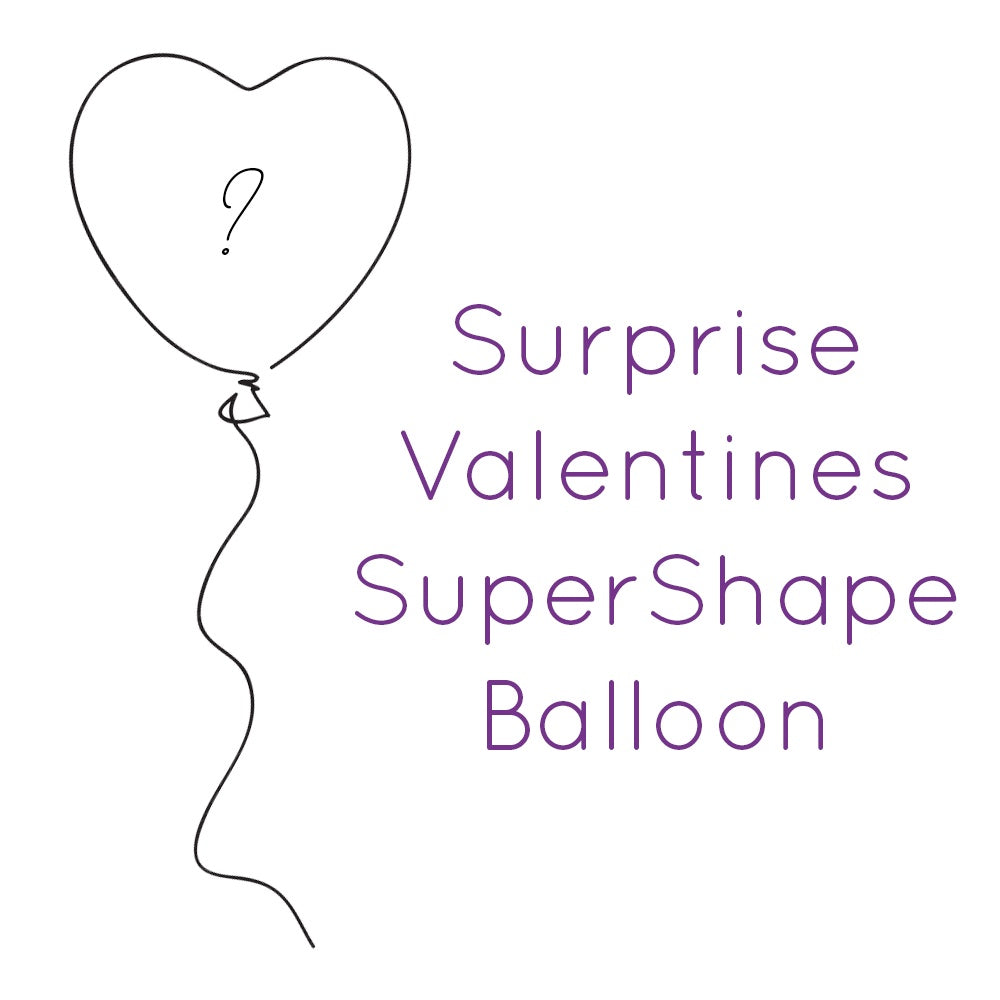 Surprise Valentine's Day SuperShape Balloon NZ – Build a Birthday NZ