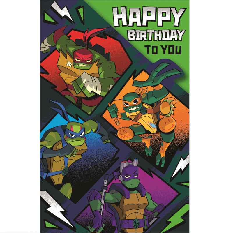 Teenage Mutant Ninja Turtle Birthday Card NZ – Build a Birthday NZ