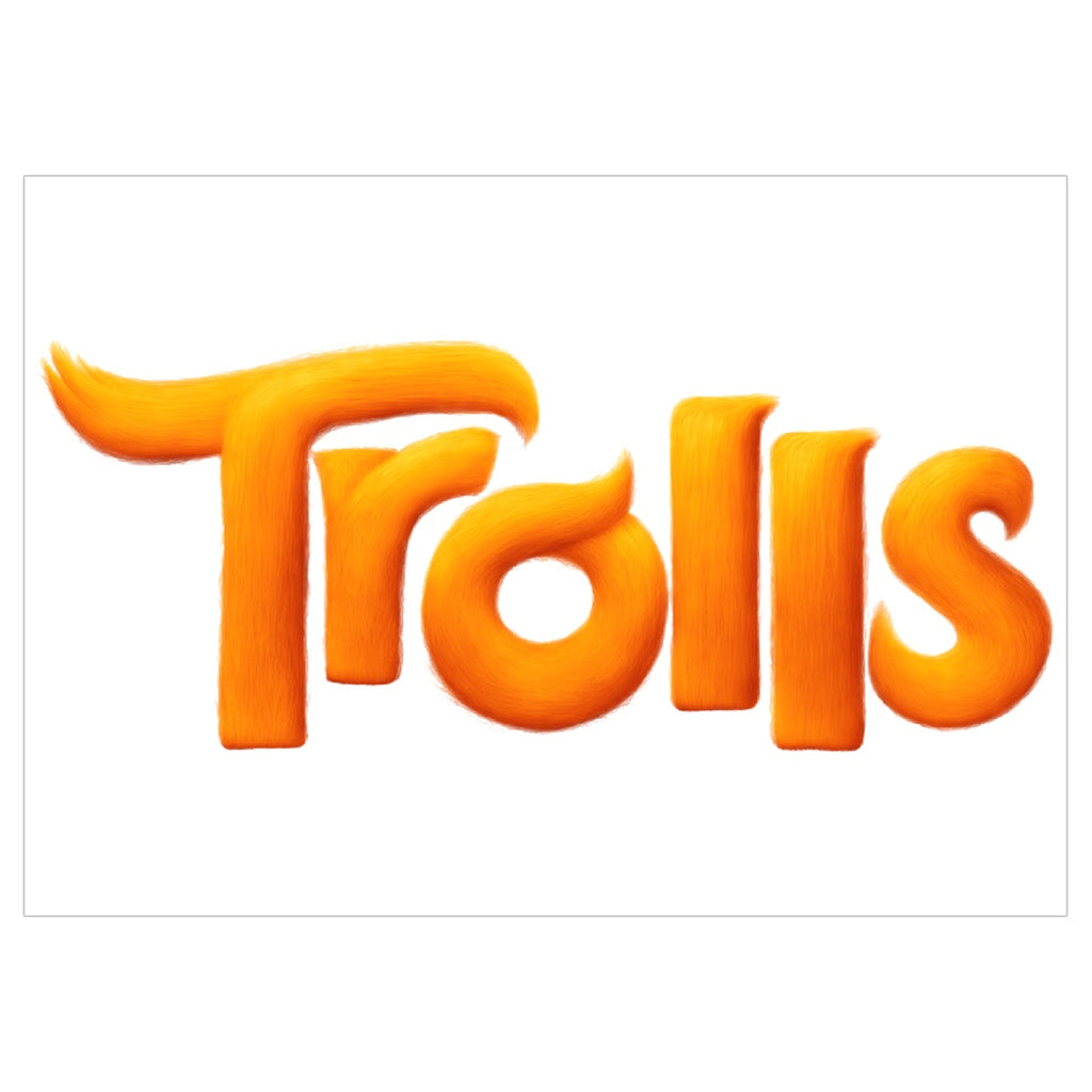 Trolls Logo A5 Edible Icing Icon NZ – Build a Birthday NZ