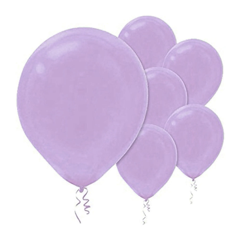 Value Balloons Pack of 20 - Pastel Lavender NZ – Build a Birthday NZ