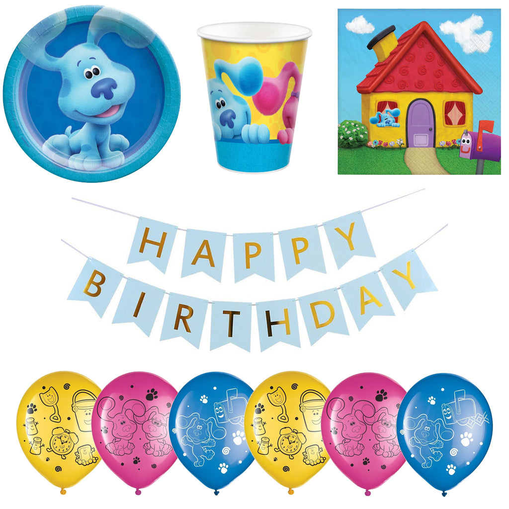 Blue's Clues Party Essentials for 8 - SAVE 25% – Build a Birthday NZ