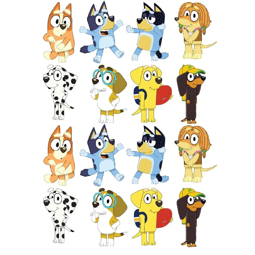 Bluey: Bluey & Bingo Sisters Postman Icon - Officially Licensed BBC Re ...