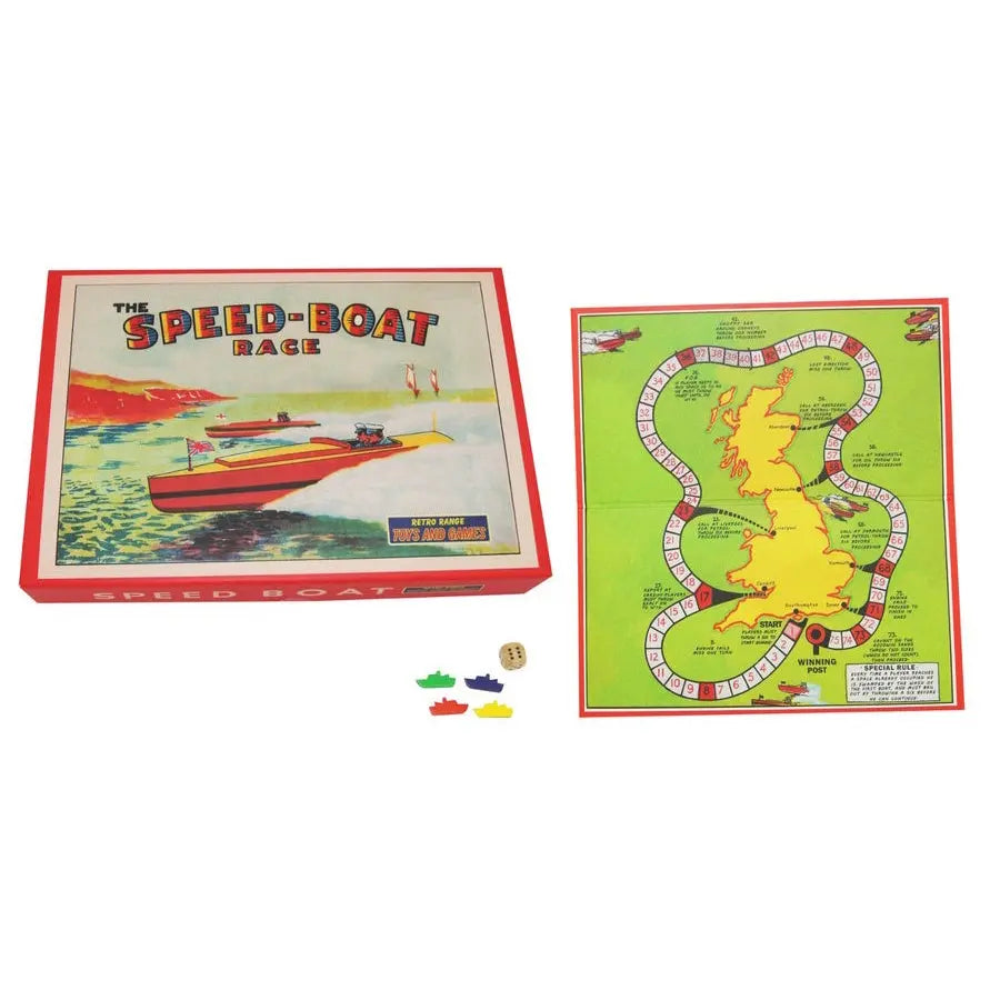 Retro Speed Boat Race Game NZ – Build a Birthday NZ