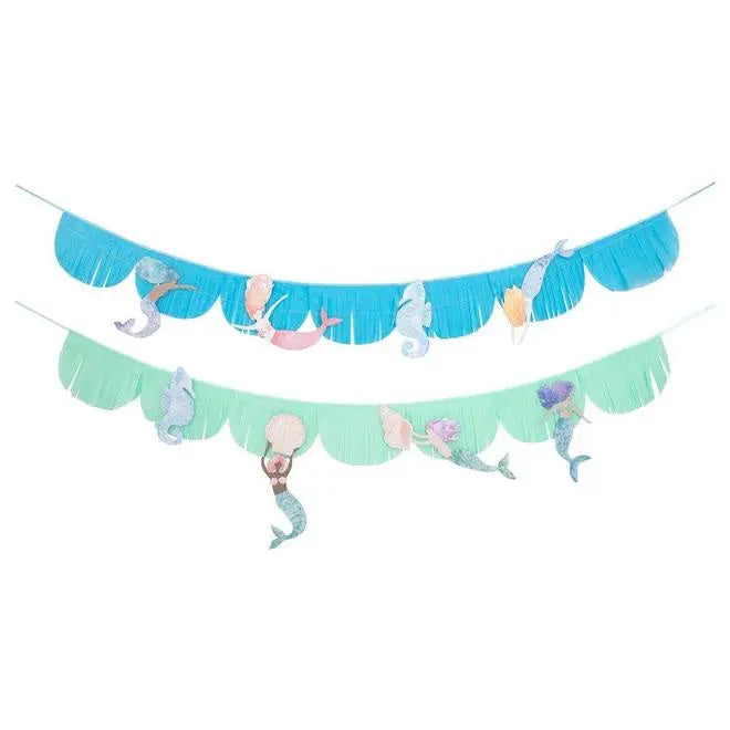 Meri Meri Mermaid Fringe Garland – Build a Birthday NZ