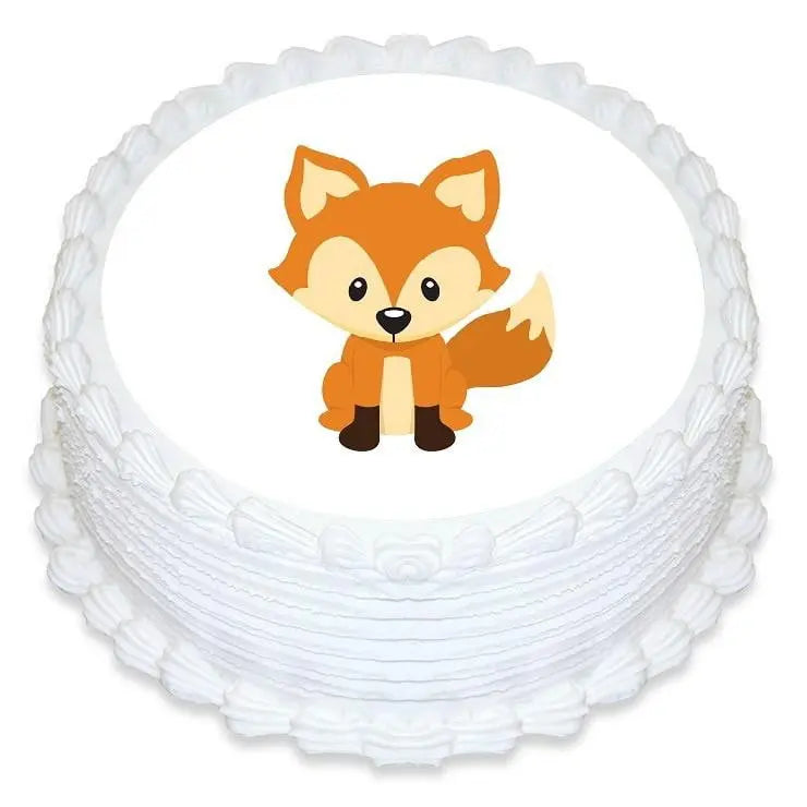 Fox Edible Icing Cake Image – Build a Birthday NZ