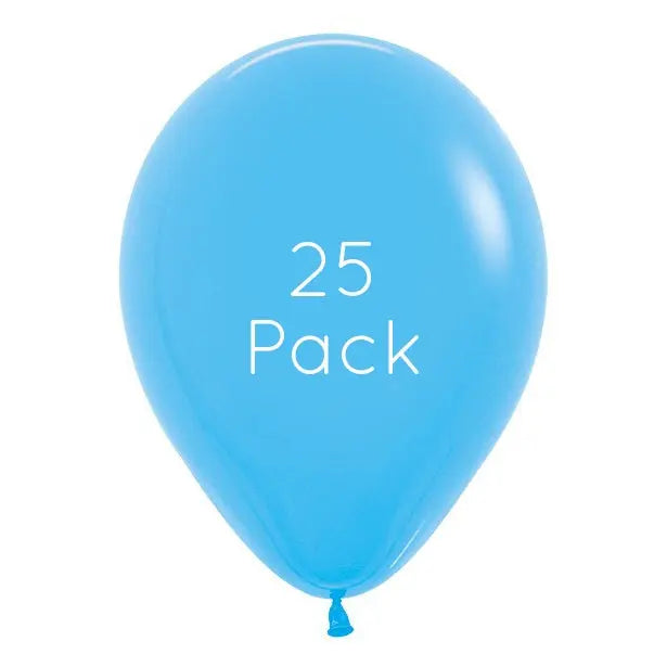 Blue Balloons - 25 Pkt – Build a Birthday NZ