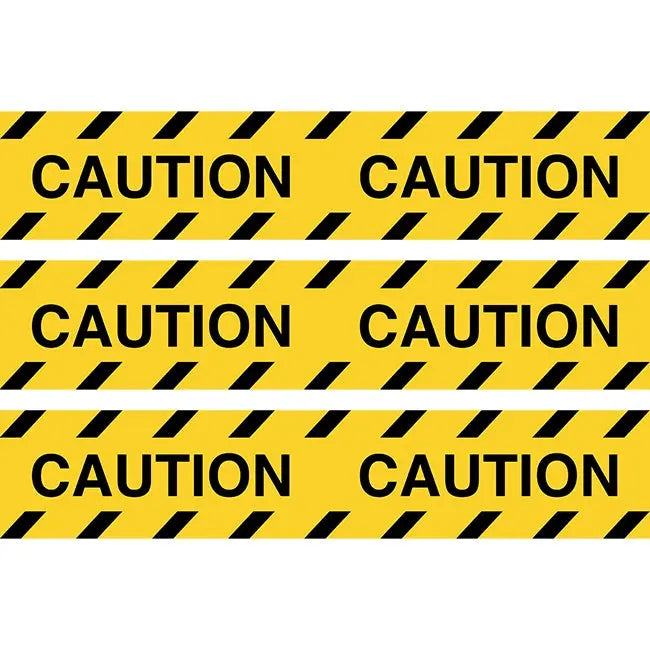 Construction Caution Tape Cake Strip Edible Images NZ – Build a Birthday NZ