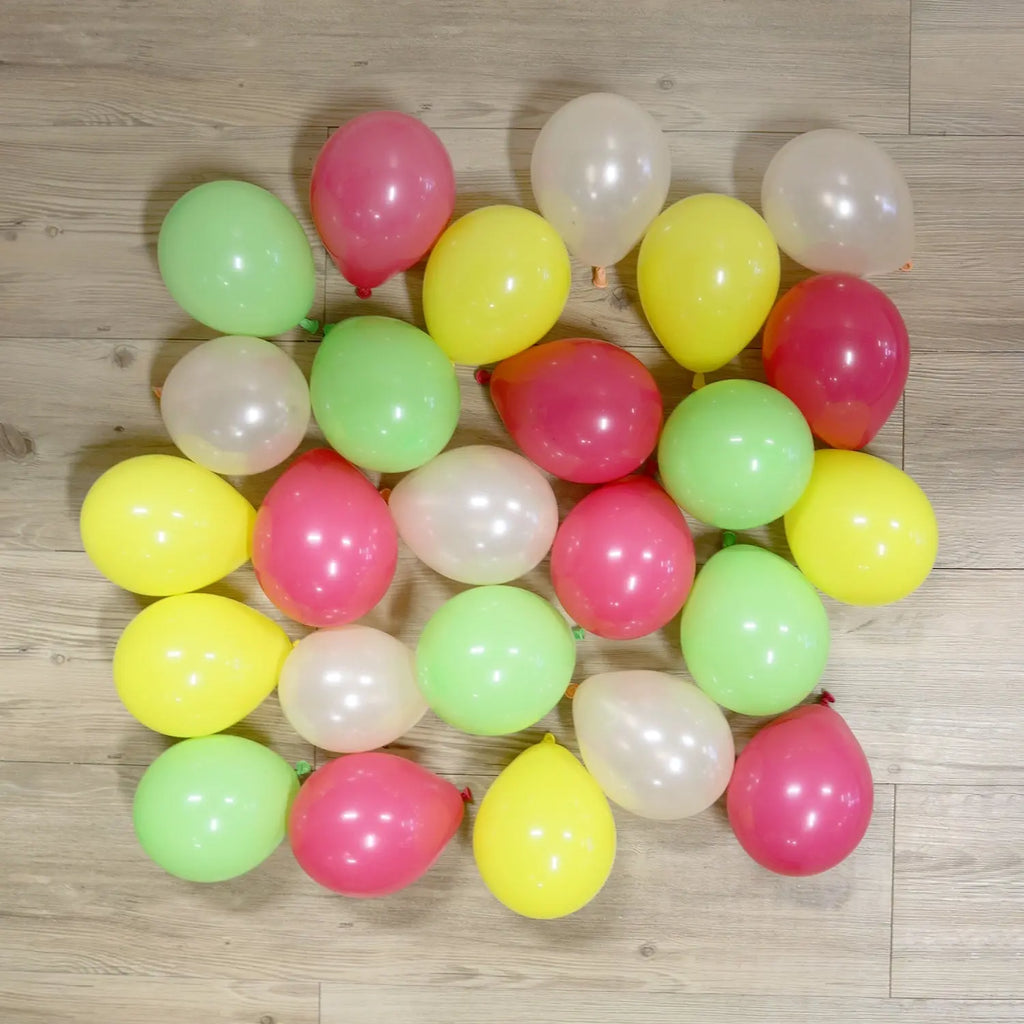 Pack of 25 Mini Balloons - Tropicana NZ – Build a Birthday NZ