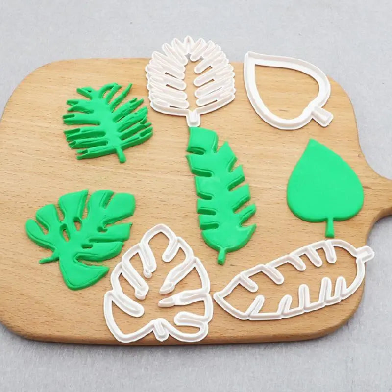 Tropical Leaf Fondant Cutter Set – Build a Birthday NZ