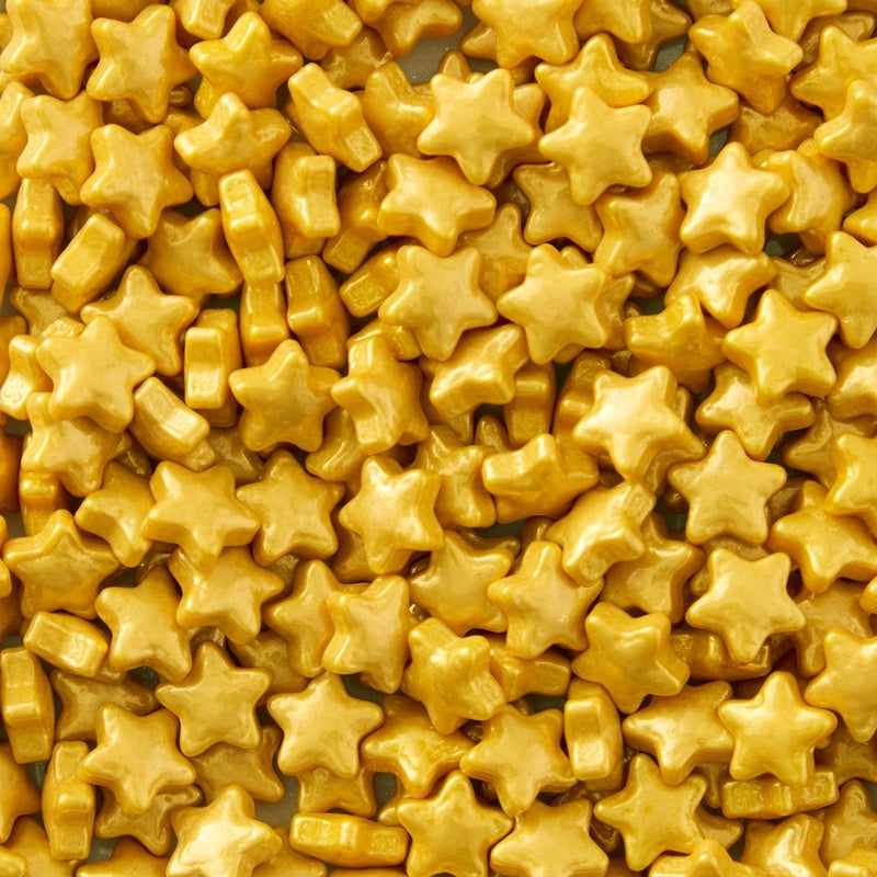 GoBake Gold Star Sprinkles 80g – Build a Birthday NZ