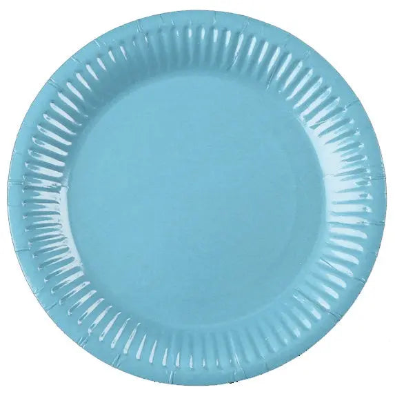 Light Blue Plates - Lunch 20 Pack – Build a Birthday NZ