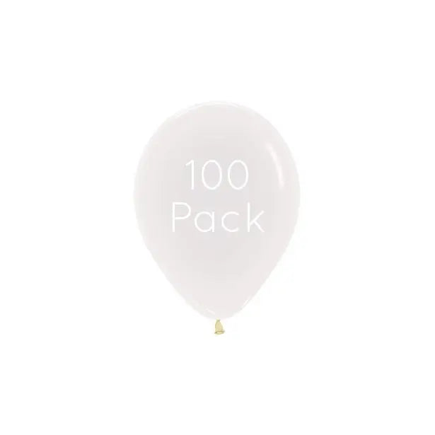 Bulk Crystal Clear Mini Balloons - 100 Pkt NZ – Build a Birthday NZ