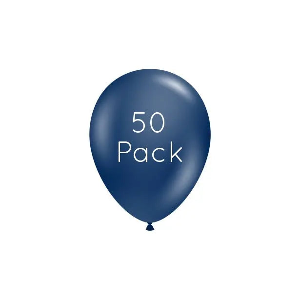 Tuftex Metallic Midnight Blue Mini Balloons - 50 Pkt NZ – Build a ...