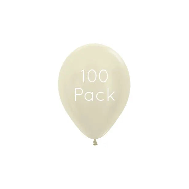 Bulk Pearl Ivory Mini Balloons - 100 Pkt NZ – Build a Birthday NZ
