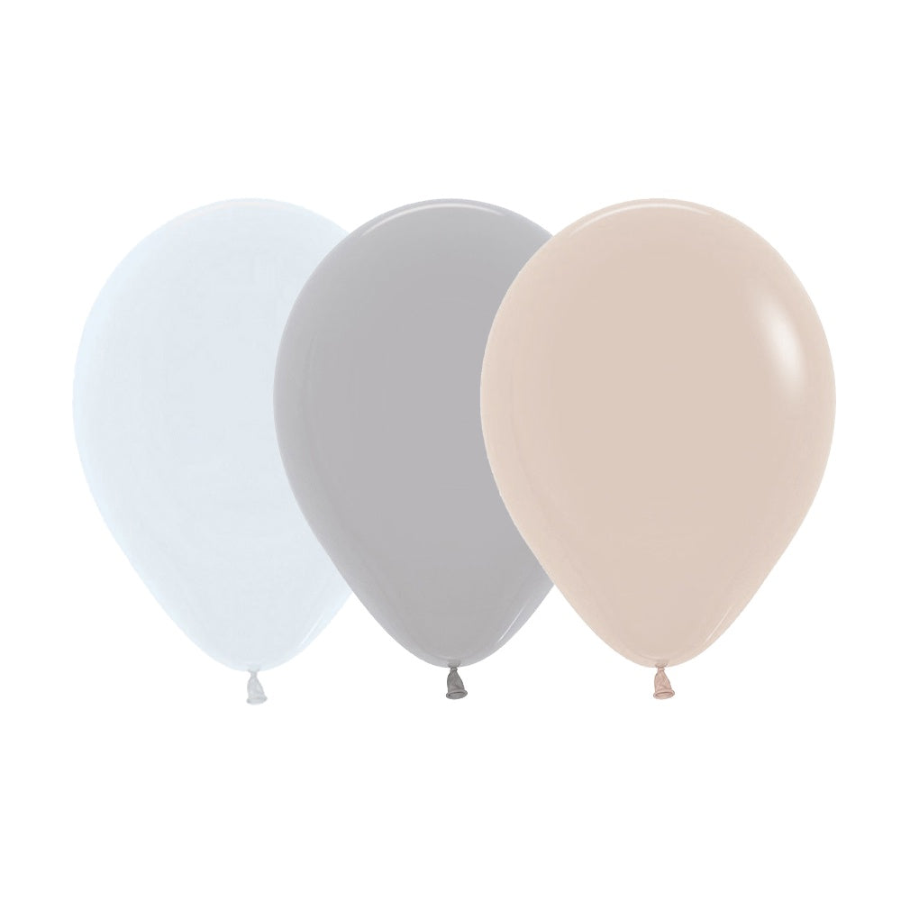 Neutral Balloons - 12 Pkt NZ – Build a Birthday NZ