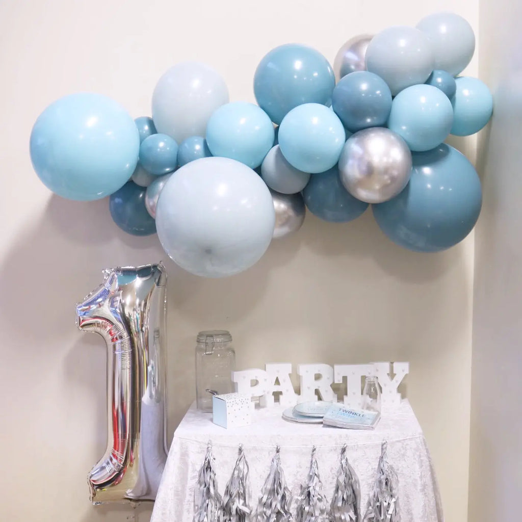Stormcloud Balloon Garland by Pop Balloons – Build a Birthday NZ