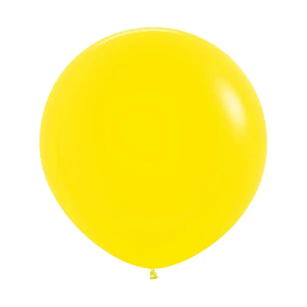 Giant Yellow Balloon - 60cm NZ – Build a Birthday NZ