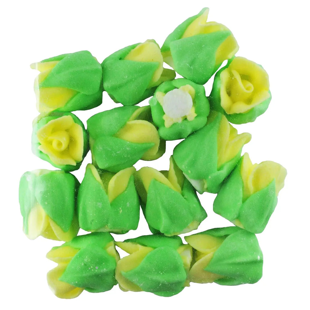 Yellow Rose Bud Edible Icing Decorations - 15 Pkt NZ – Build a Birthday NZ